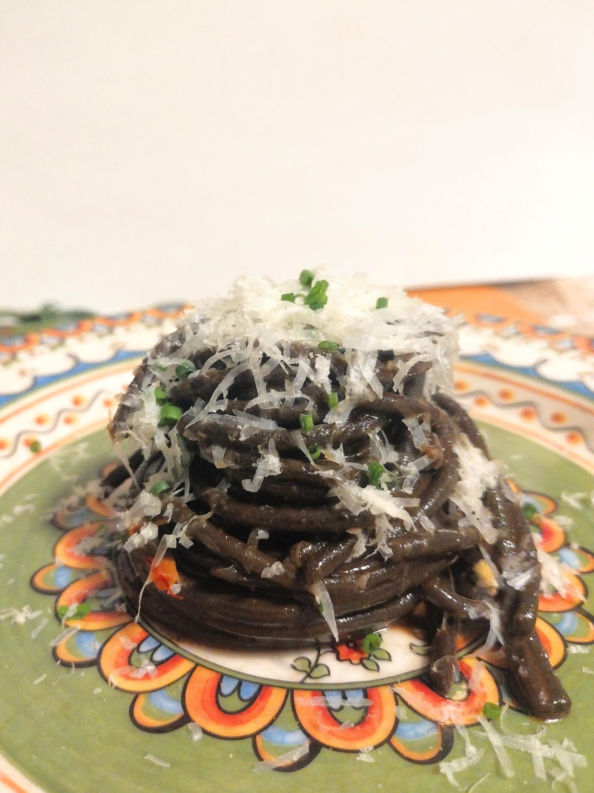 Spaghetti Nero w/ Black Garlic Sauce - Dining and Cooking