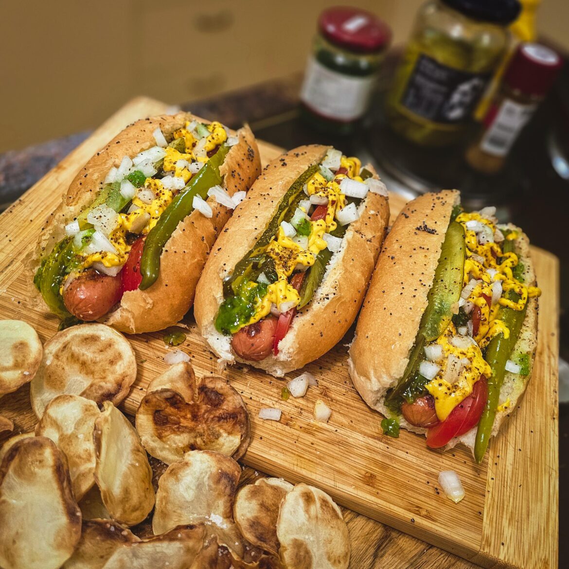 Chicago style hotdogs - Dining and Cooking