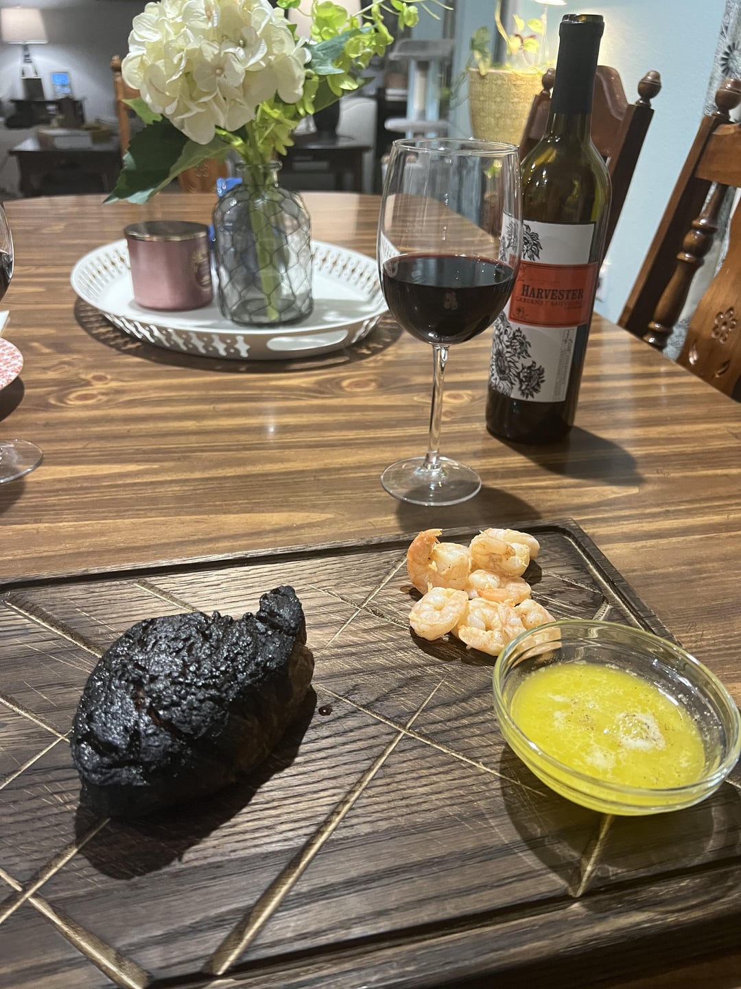 American Wagyu filet, Pittsburgh rare. - Dining and Cooking