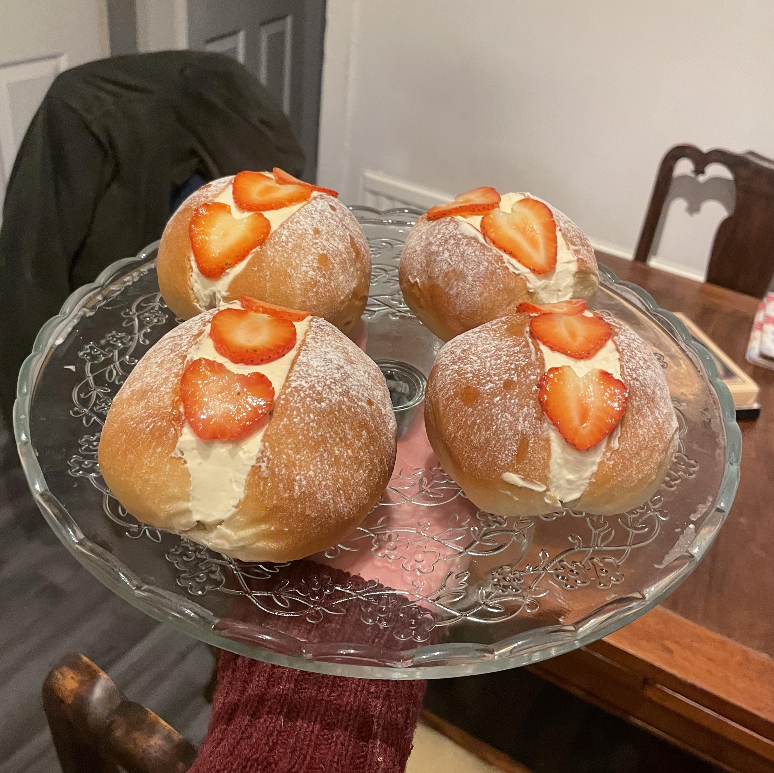 Batch of homemade Devonshire splits🍓 - Dining and Cooking