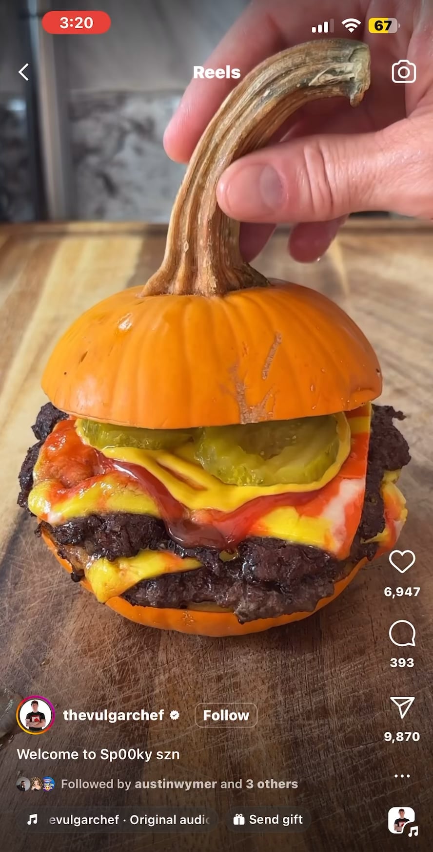 A classic fall burger - Dining and Cooking