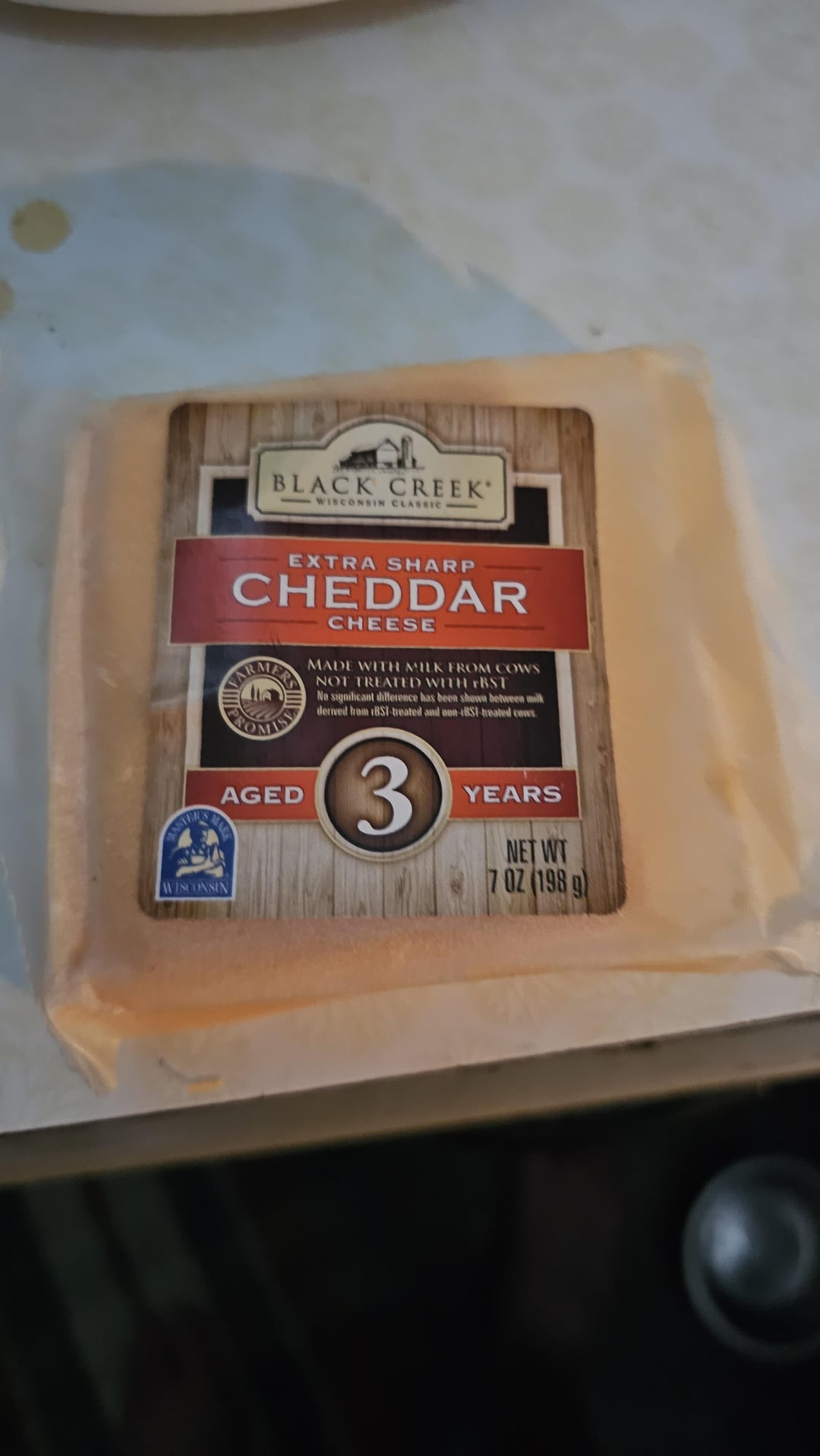 3 year aged cheddar that is at least 2 years older...is it safe ...
