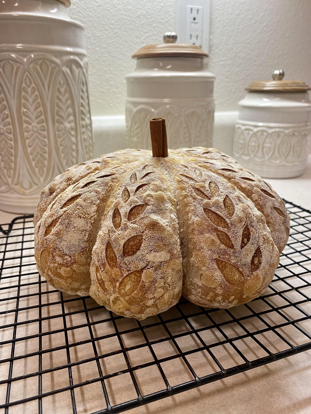 Finally tried the pumpkin shaped sourdough. It’s cute! - Dining and Cooking