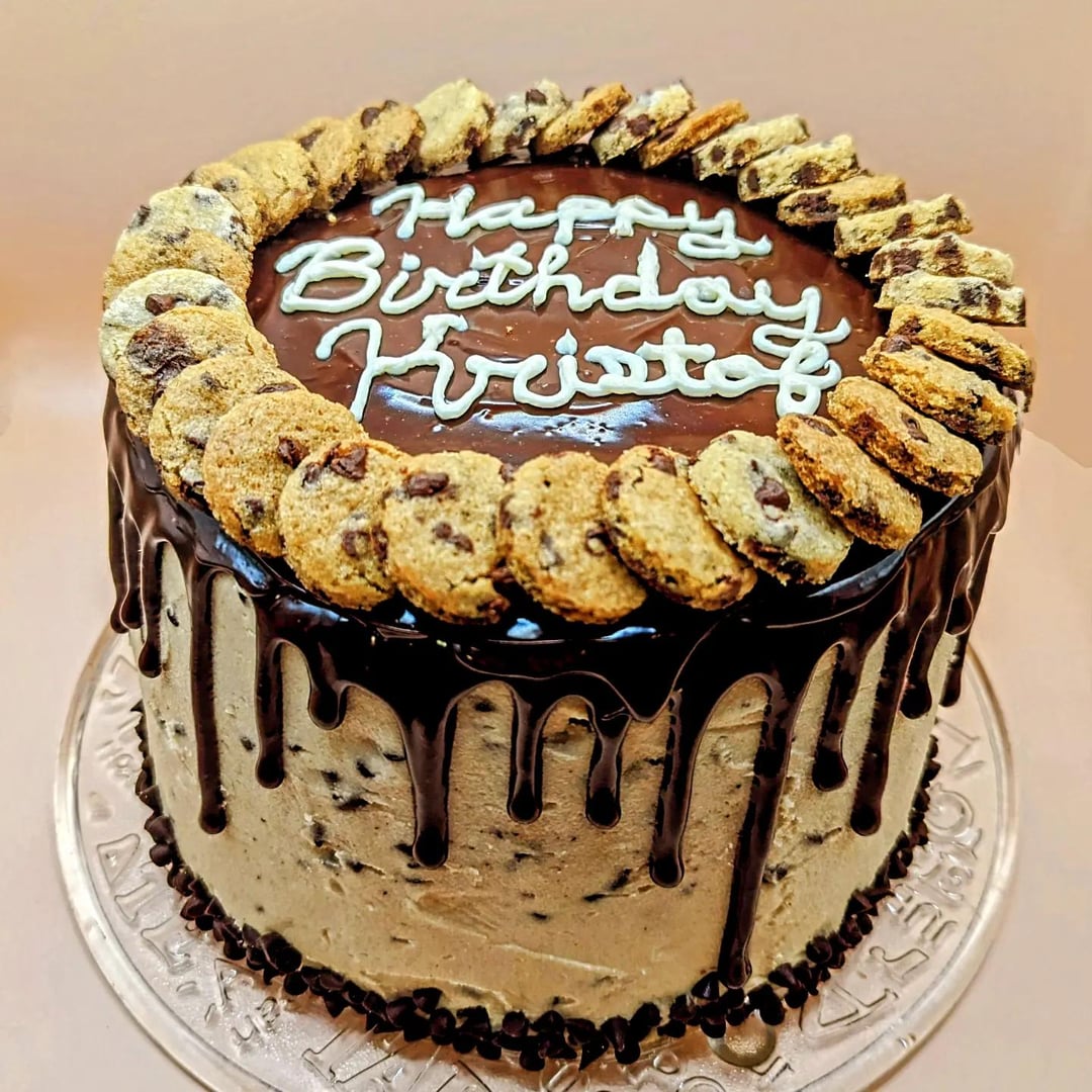 I'm calling it Cookies and Milk cake - Dining and Cooking