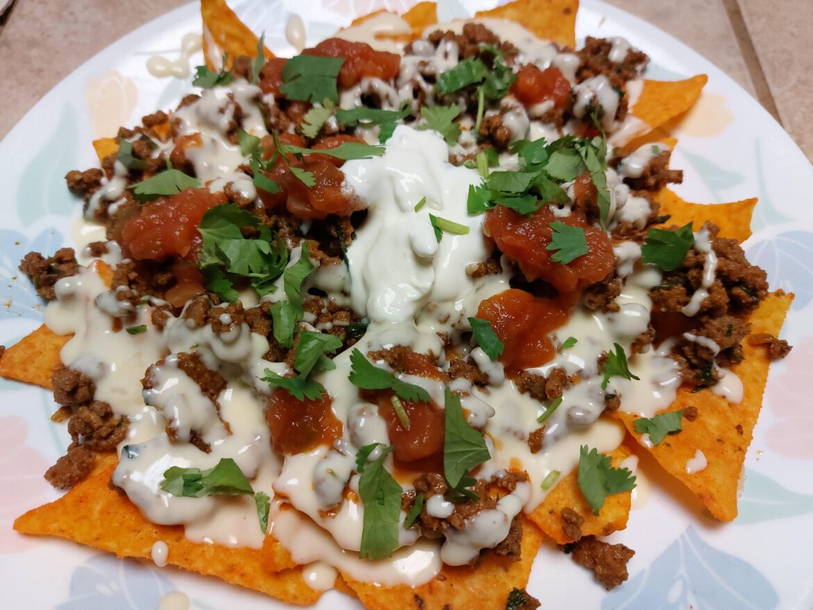 Nachos on offbrand Doritos - Dining and Cooking
