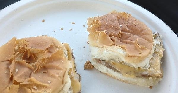 White Castle burgers I got from the vending machine at work. - Dining ...