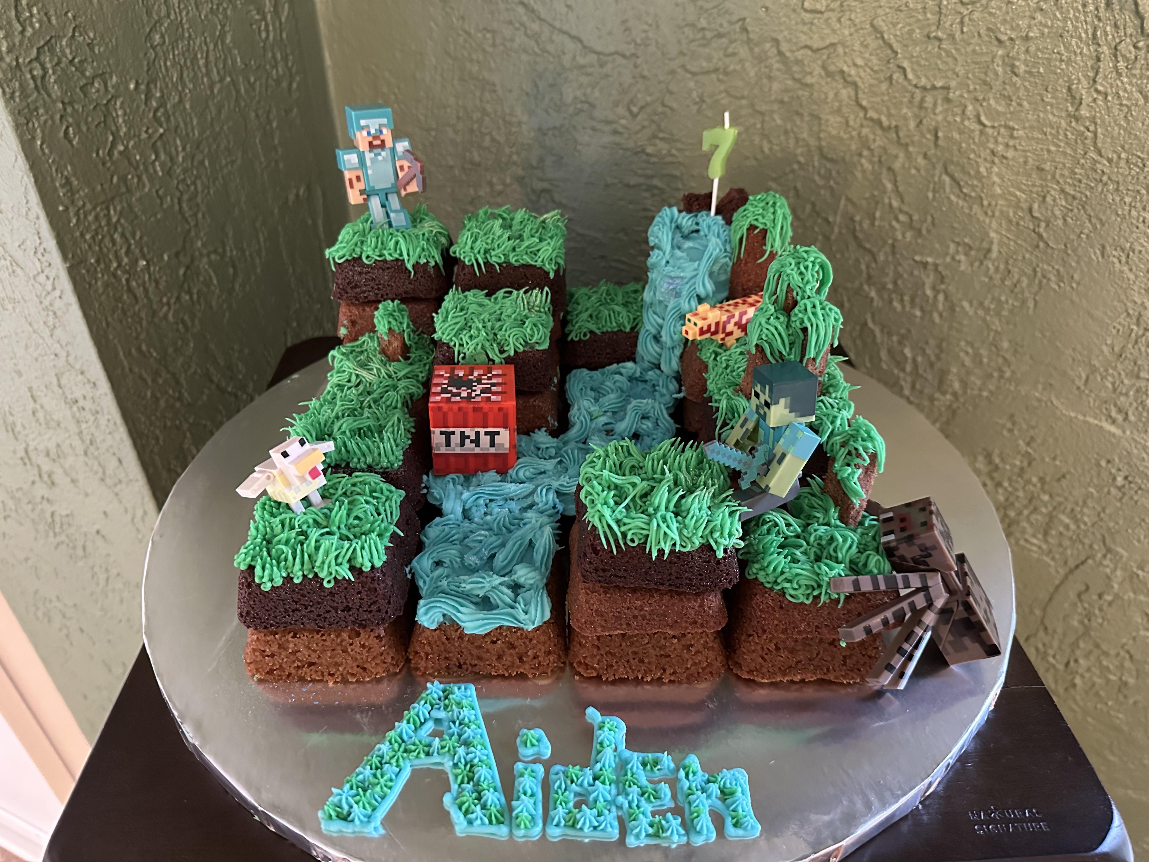 Minecraft brownies - Dining and Cooking