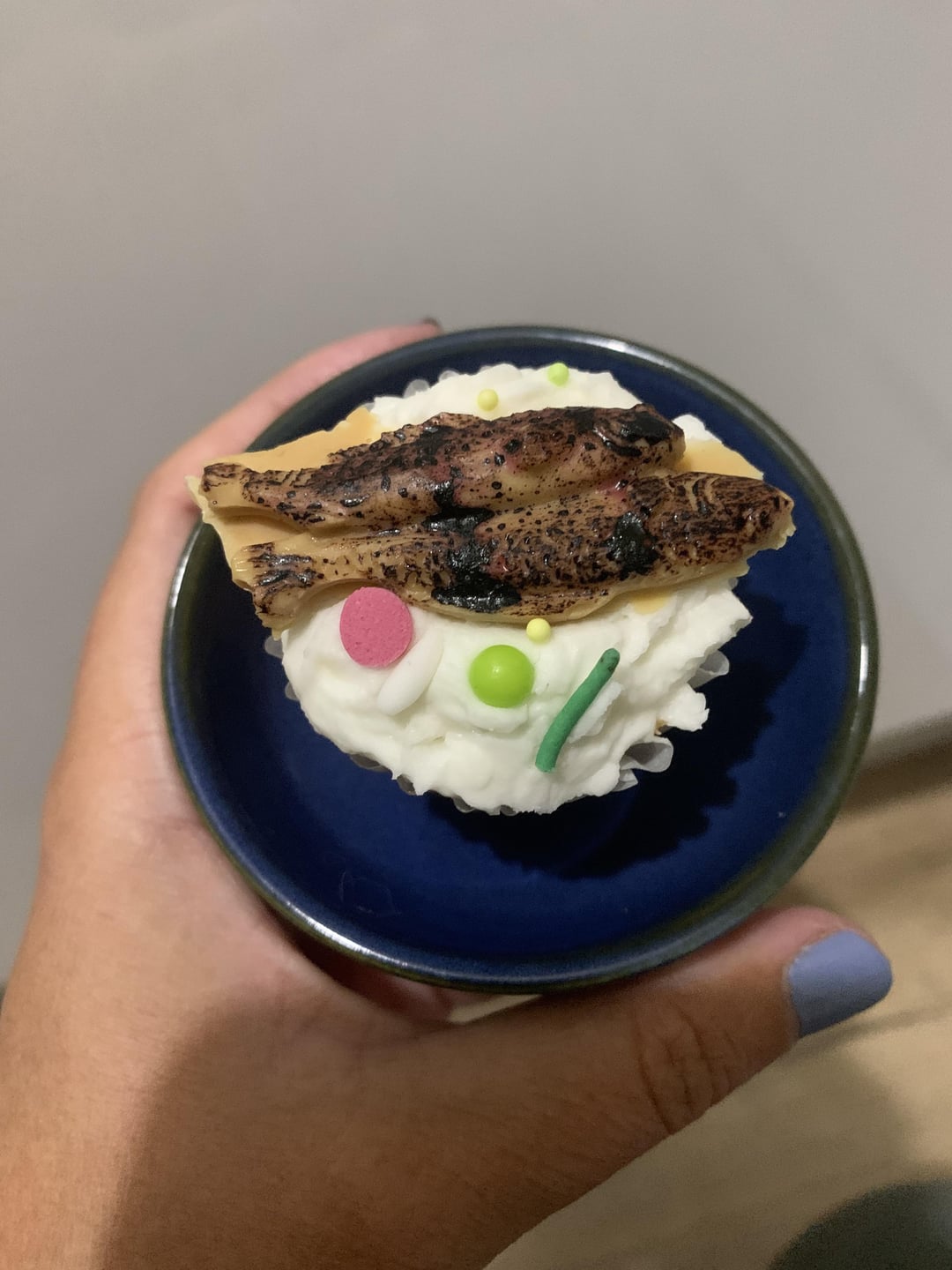 Grilled fish and rice cupcakes - Dining and Cooking