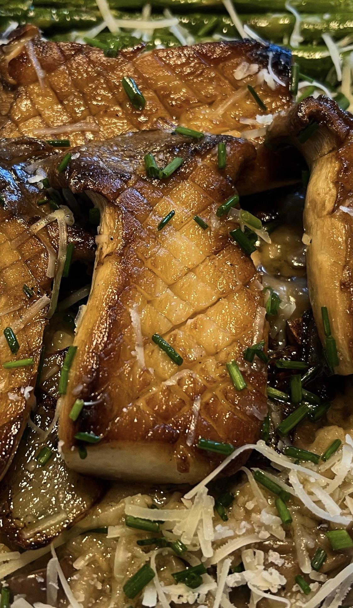 [Homemade] Trumpet mushroom steak - Dining and Cooking