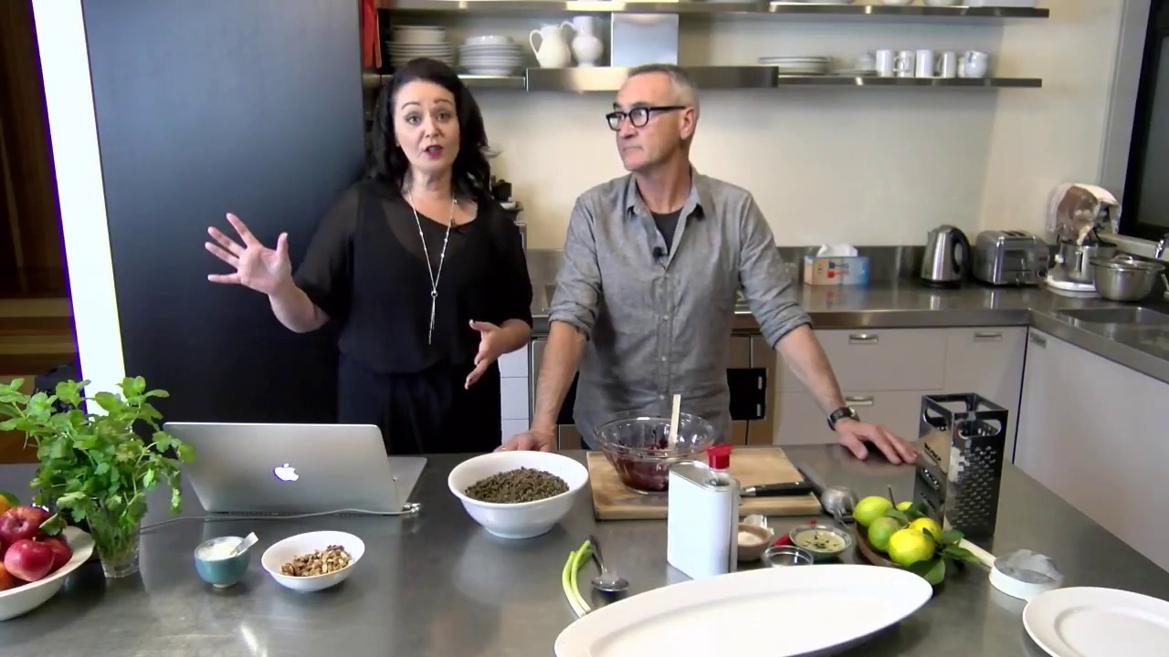 Ray McVinnie Masterchef NZ Vegetarian Lentil and Eggplant Salad Recipe ...