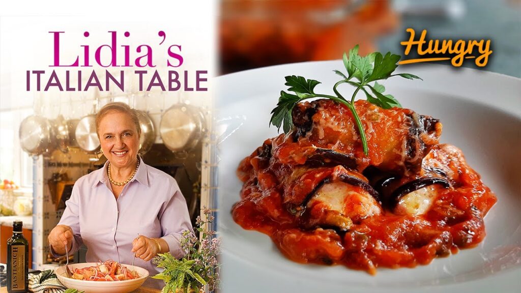 Eggplant & Eggplant Parmigiana - Lidia's Italian Table (S1E17) - Dining ...