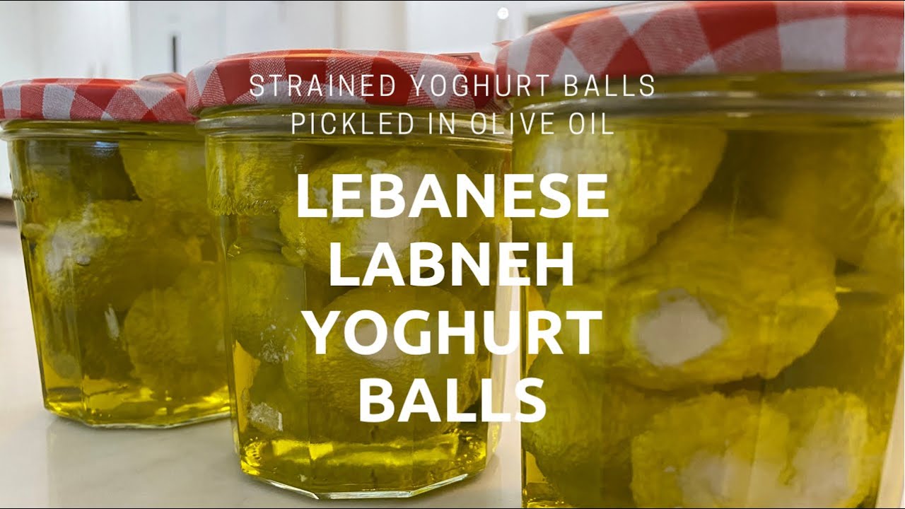 Lebanese Labneh Yoghurt Balls - easy to store for 1 year or more & no ...
