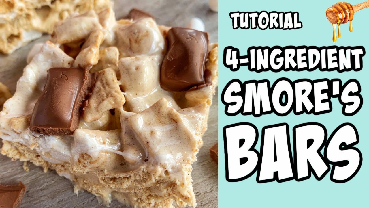 4-Ingredient Smore's Bars! Recipe tutorial #Shorts - Dining and Cooking
