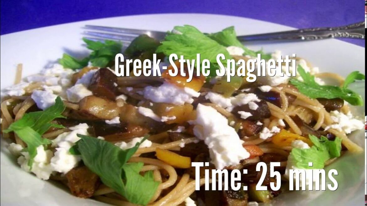 Greek-Style Spaghetti Recipe - Dining and Cooking