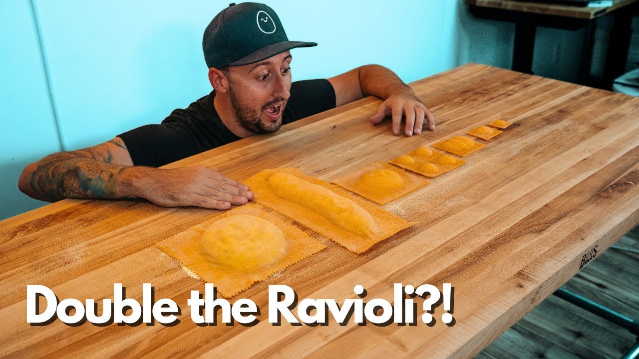 World's Biggest Ravioli?! - Dining and Cooking