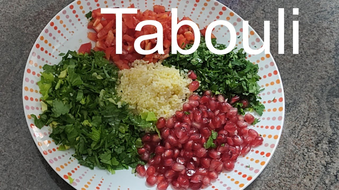 Tabouli recipe /Moroccan style salad. Along with the taste It's good ...