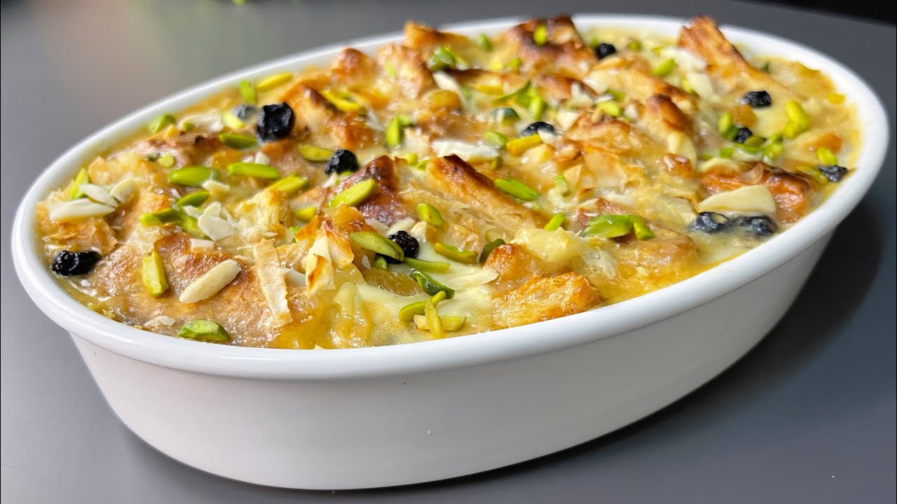 Popular Arabian Dessert Recipe Umm Ali Recipe By cooking with sariya ...