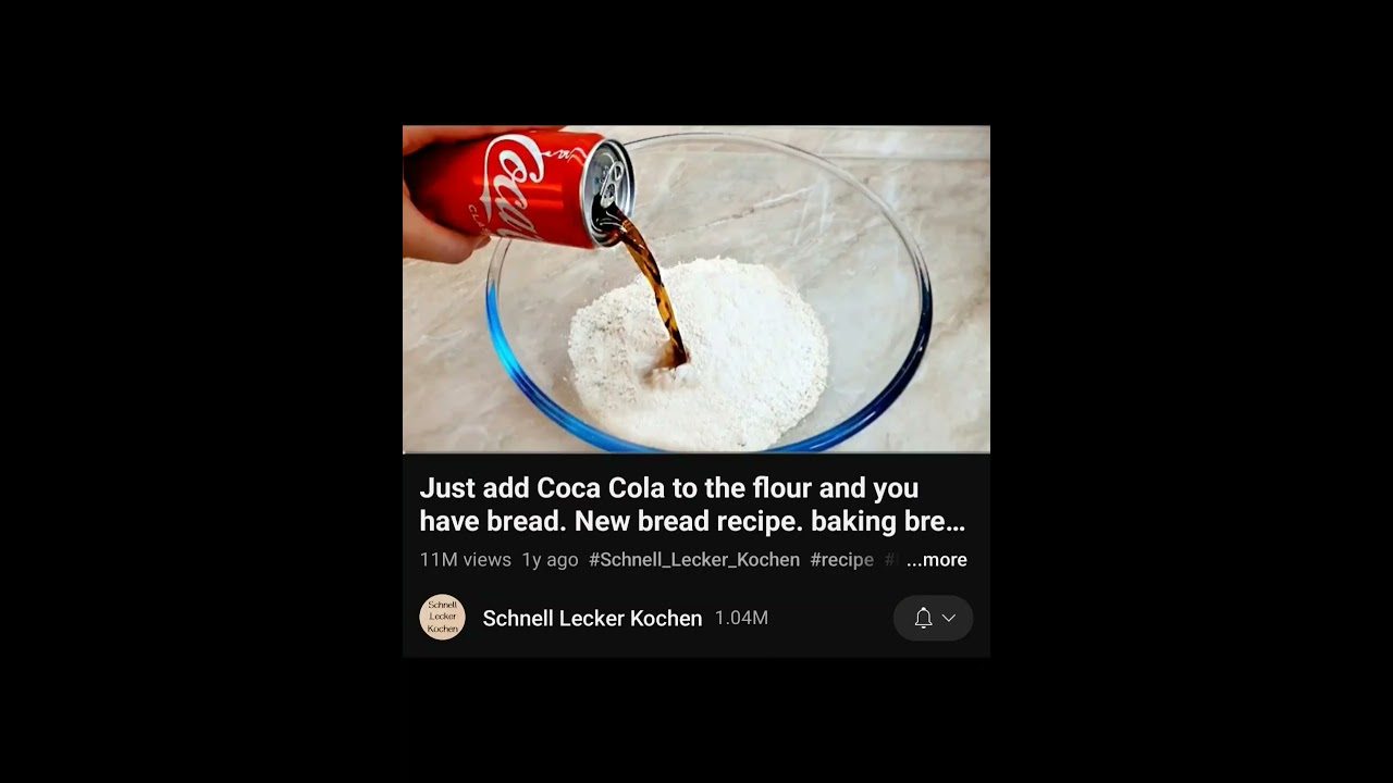 Coca Cola | Plus | Flower | Recipe | Bread | - Dining and Cooking