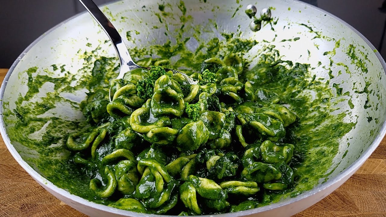 ORECCHIETTE with BROCCOLI RABE! Italian pasta recipe. - Dining and Cooking
