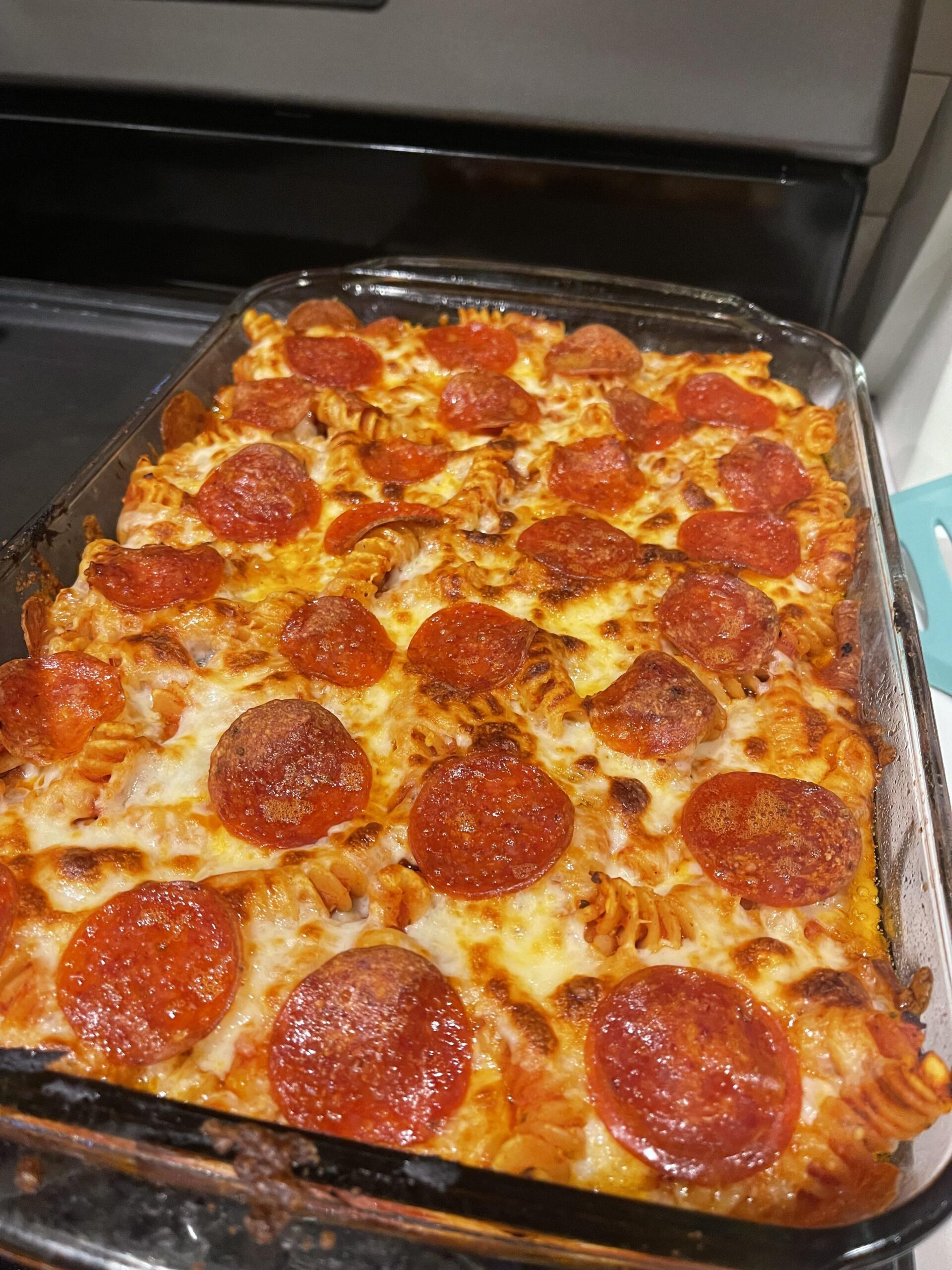 Baked pasta with pepperoni. Cost me about $15(so freakin good) - Dining ...