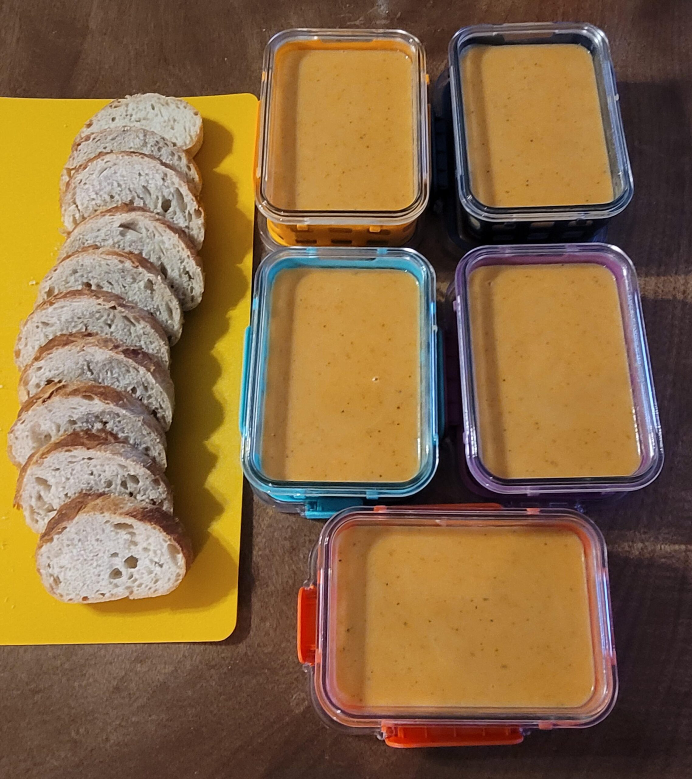 Lunches for this week set: Potage aux Legumes and store bought French ...