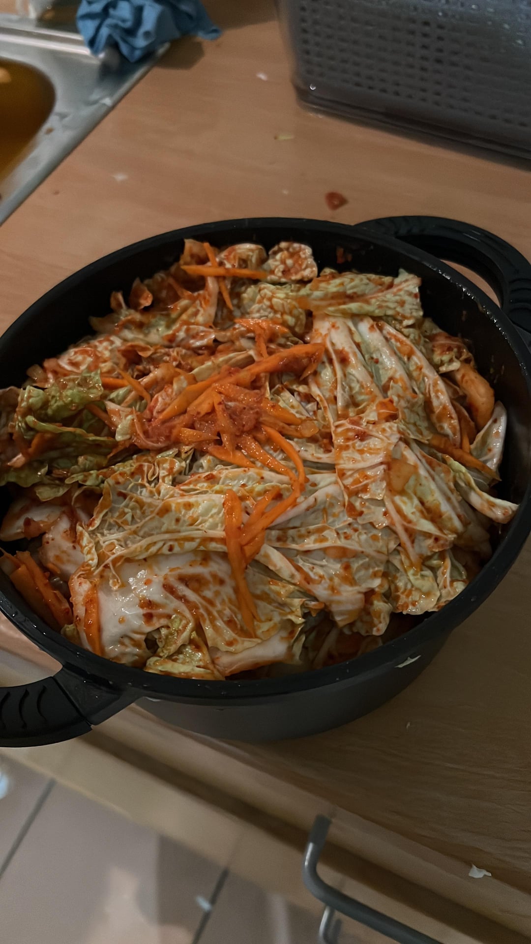 My first time making home made kimchee - Dining and Cooking