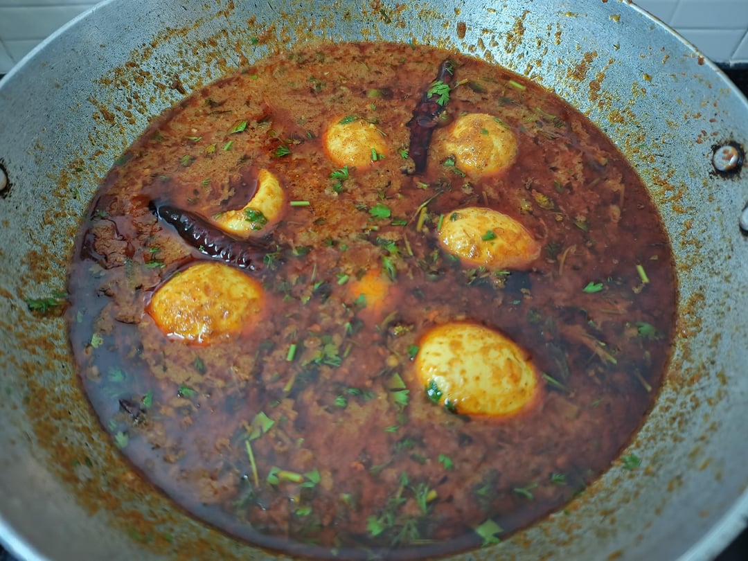 Maharashtrian Style Egg Curry - Dining and Cooking