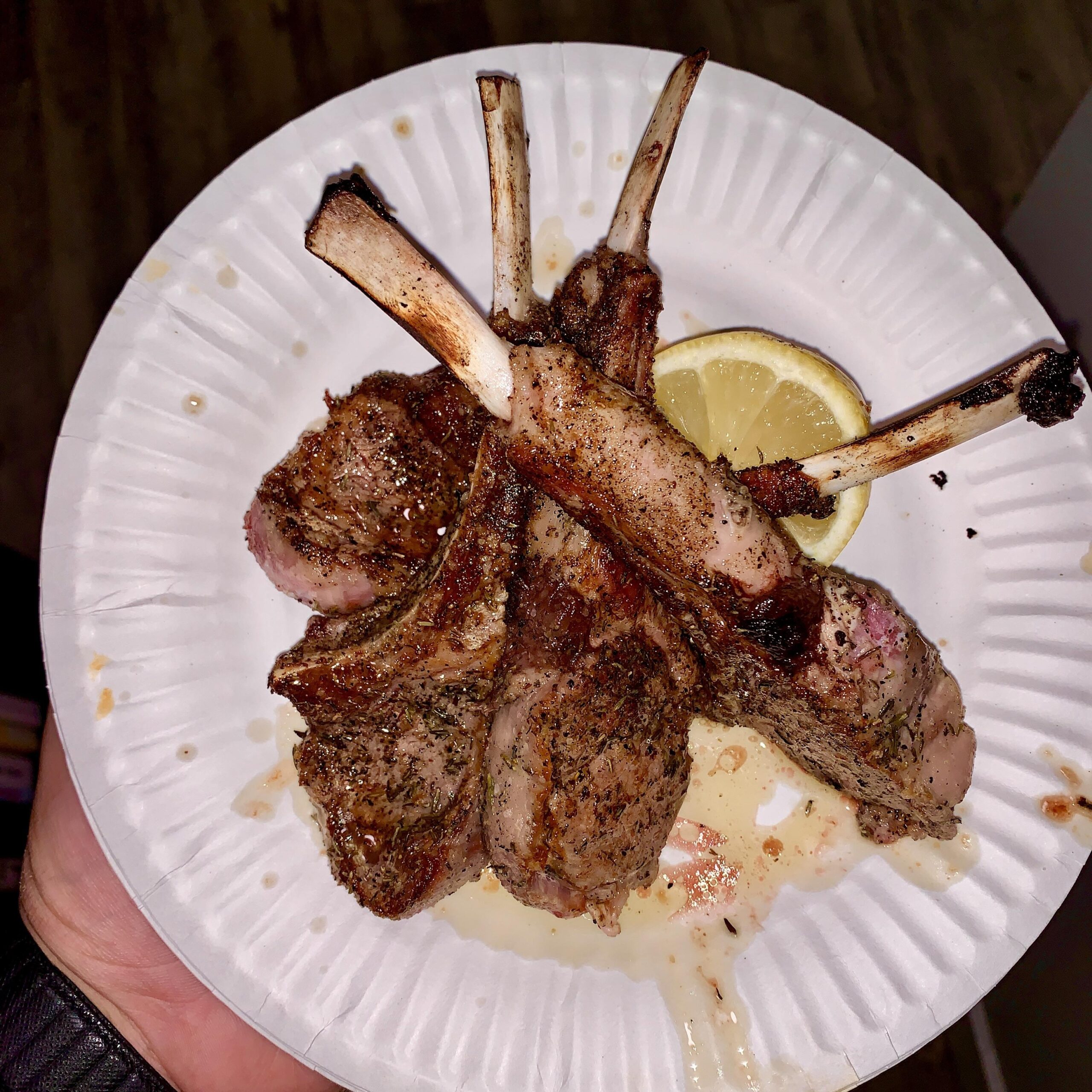 Triple paper plate Lamb Chops 🍖 - Dining and Cooking