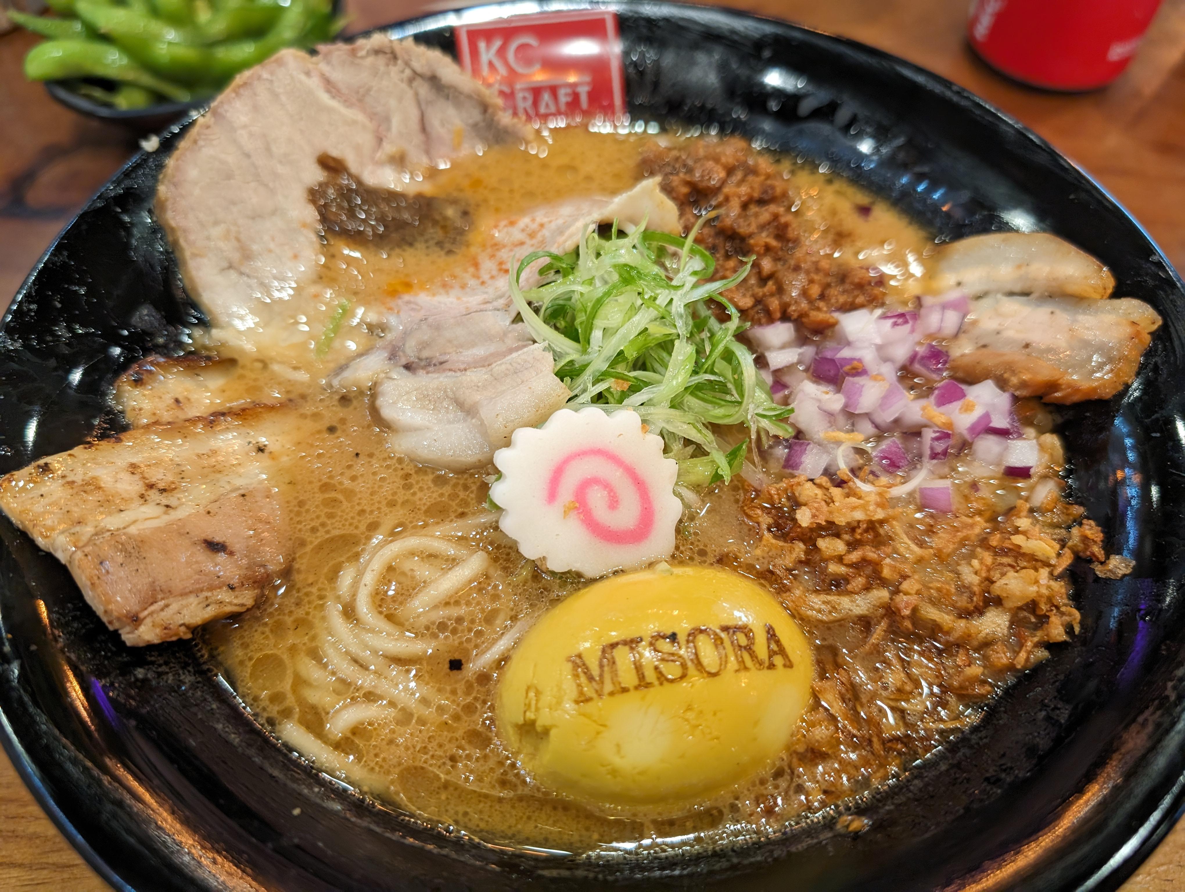 I had Tonkotsu Miso Ramen from KC Craft Ramen during their pop-up event ...