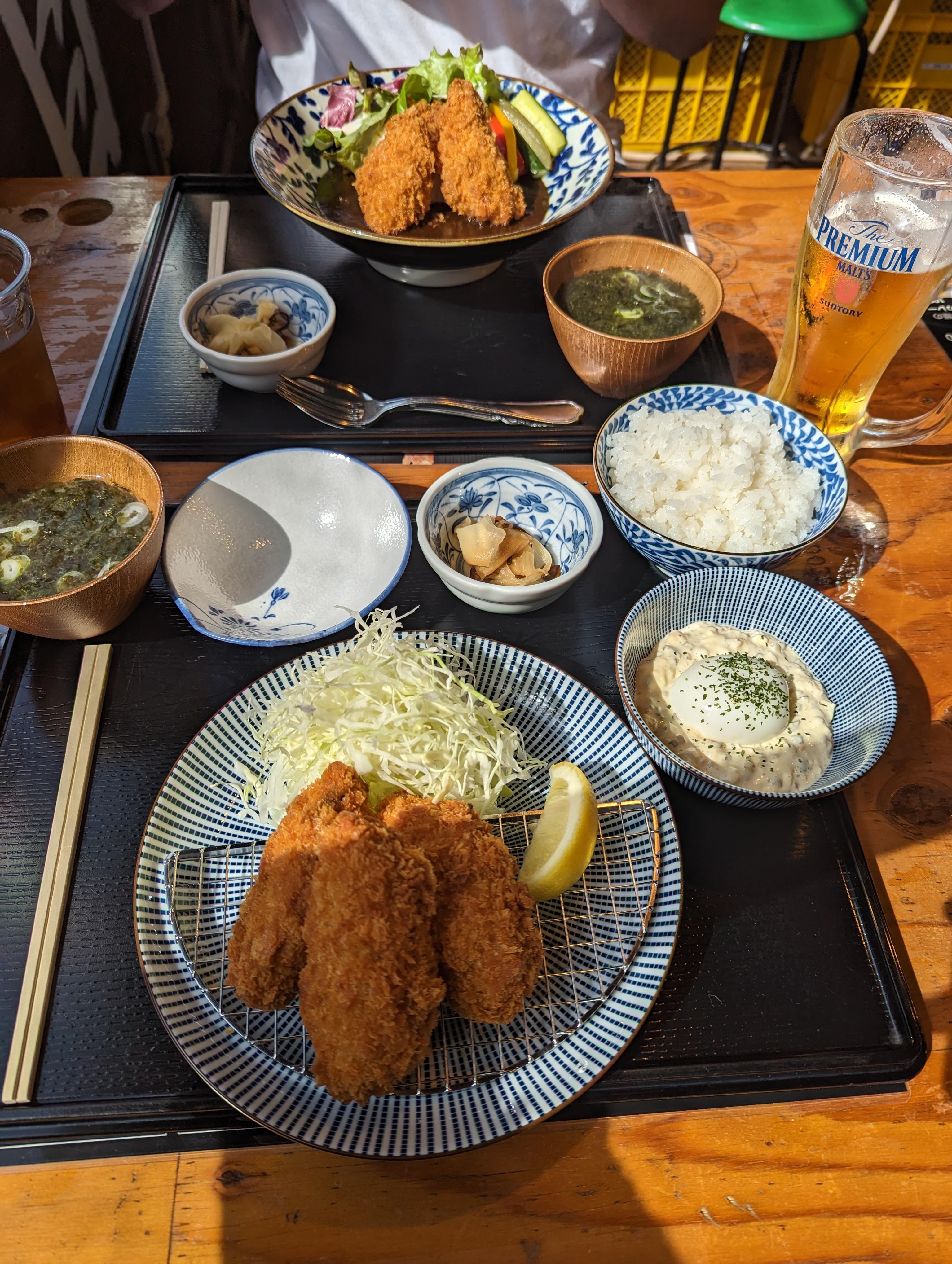 Oyster Tempura and Oyster Curry in Numazu - Dining and Cooking