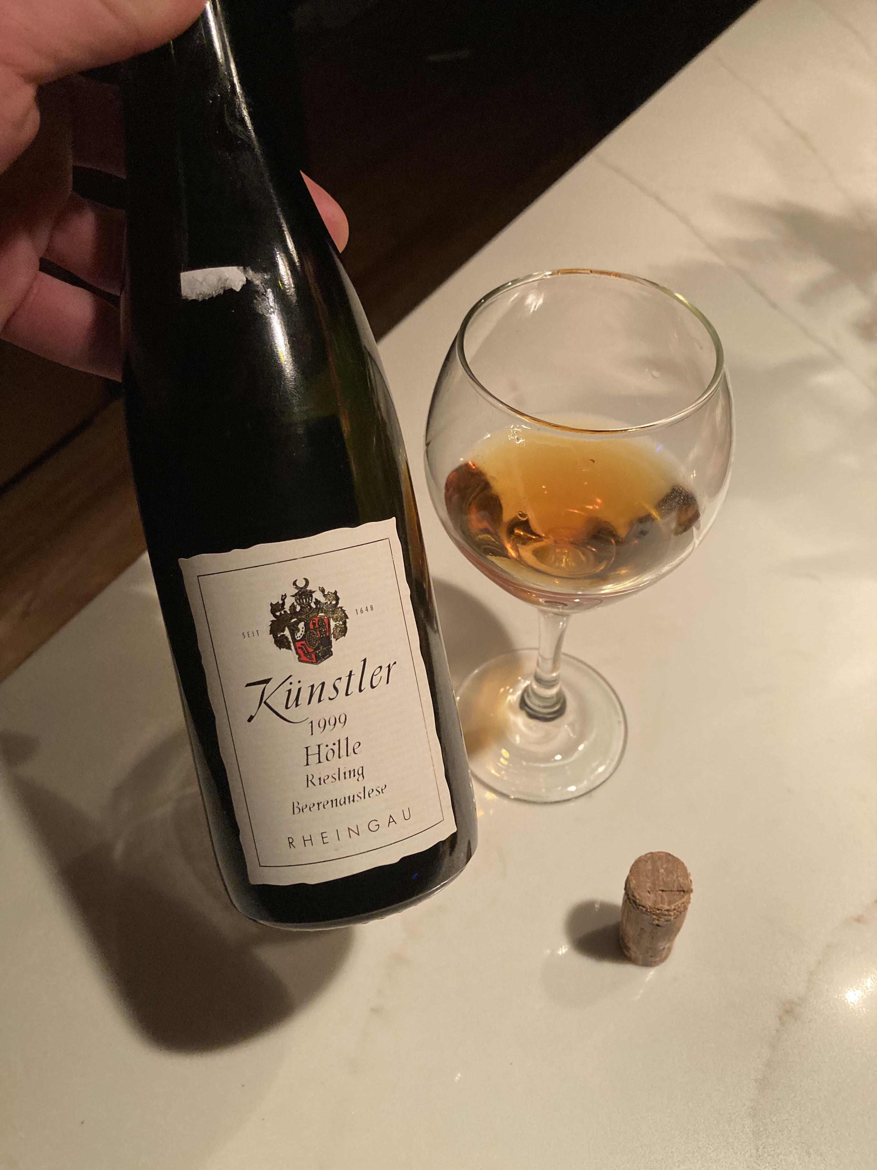 1999 Kunstler Hochheimer Holle Riesling Beerenauslese - Dining and Cooking 1999 Kunstler Hochheimer Holle Riesling Beerenauslese - Dining and Cooking