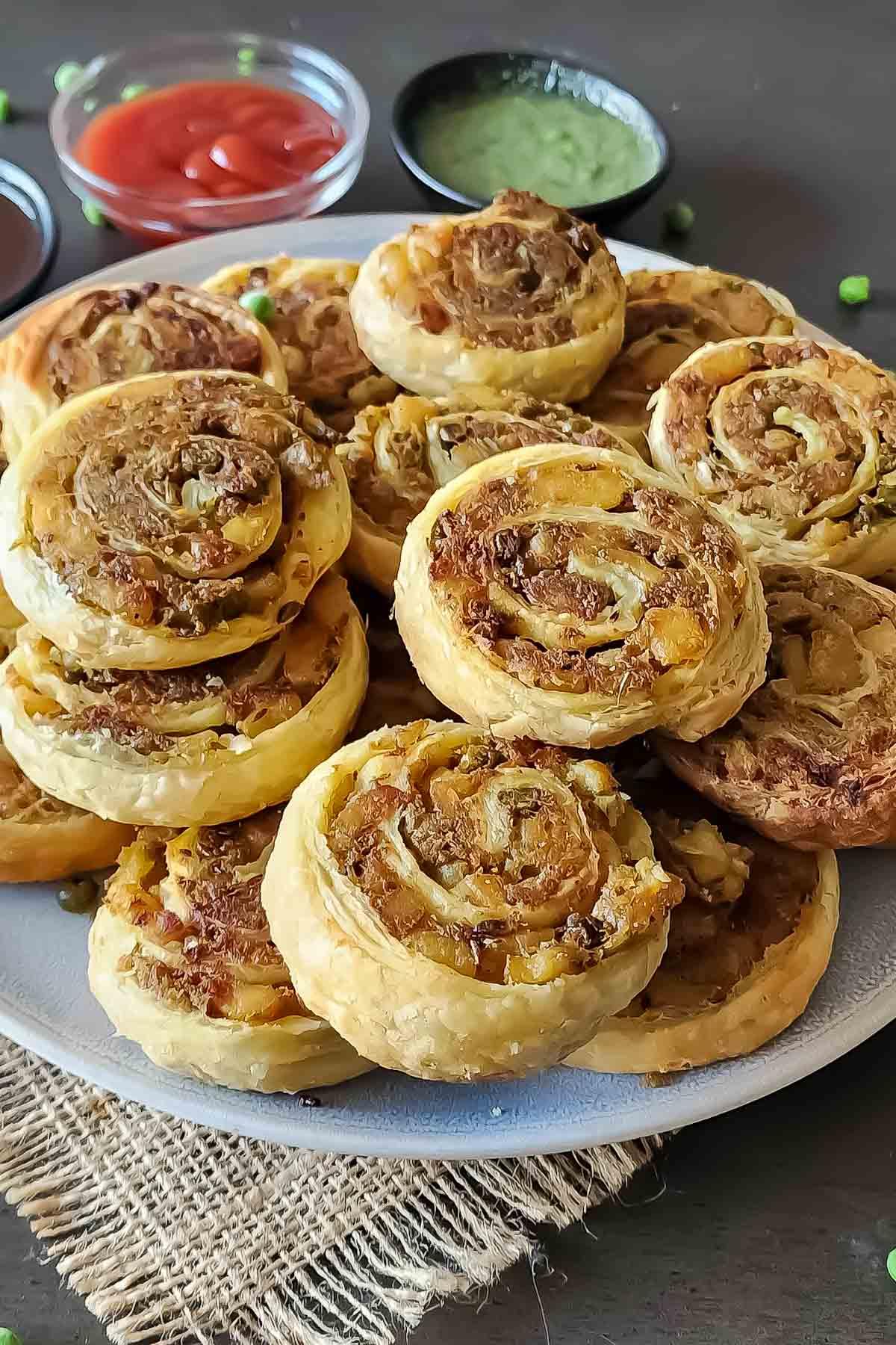 Samosa Pinwheels - Dining and Cooking