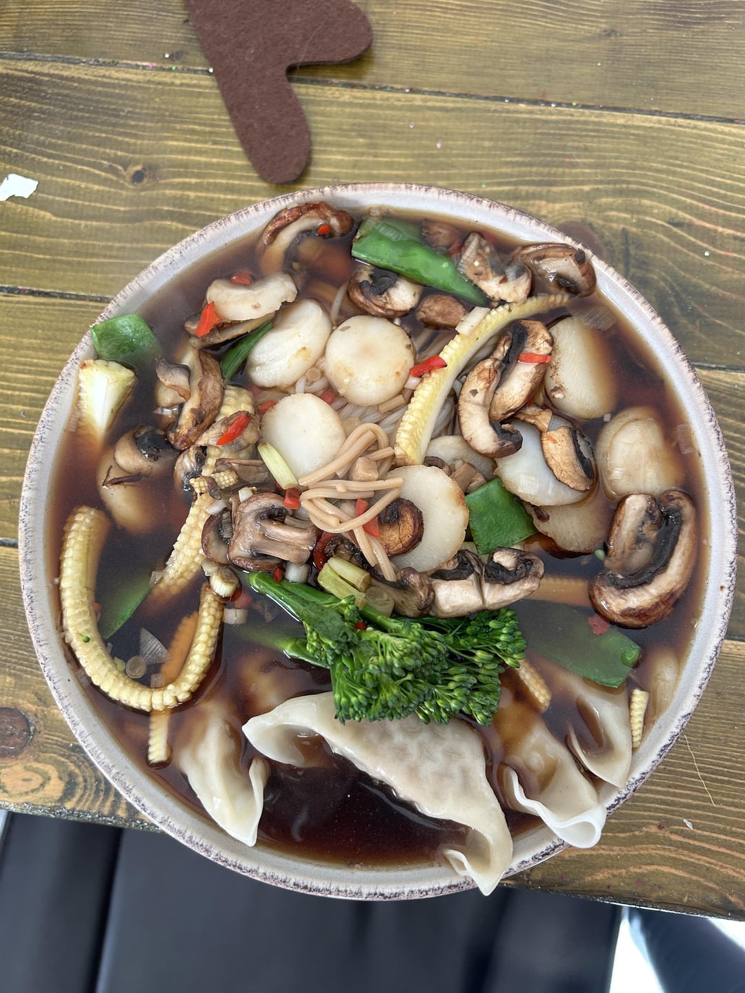 I struggled to finish this giant bowl of ramen. Volume eating FTW ...