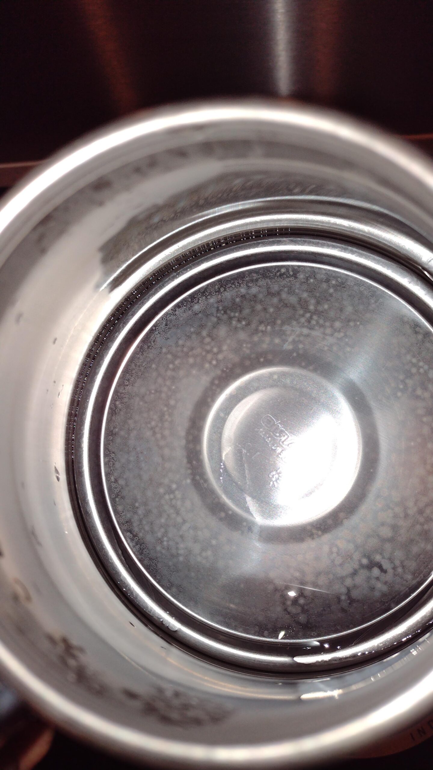 Hario gooseneck pot has dots after just two uses on an induction stove ...