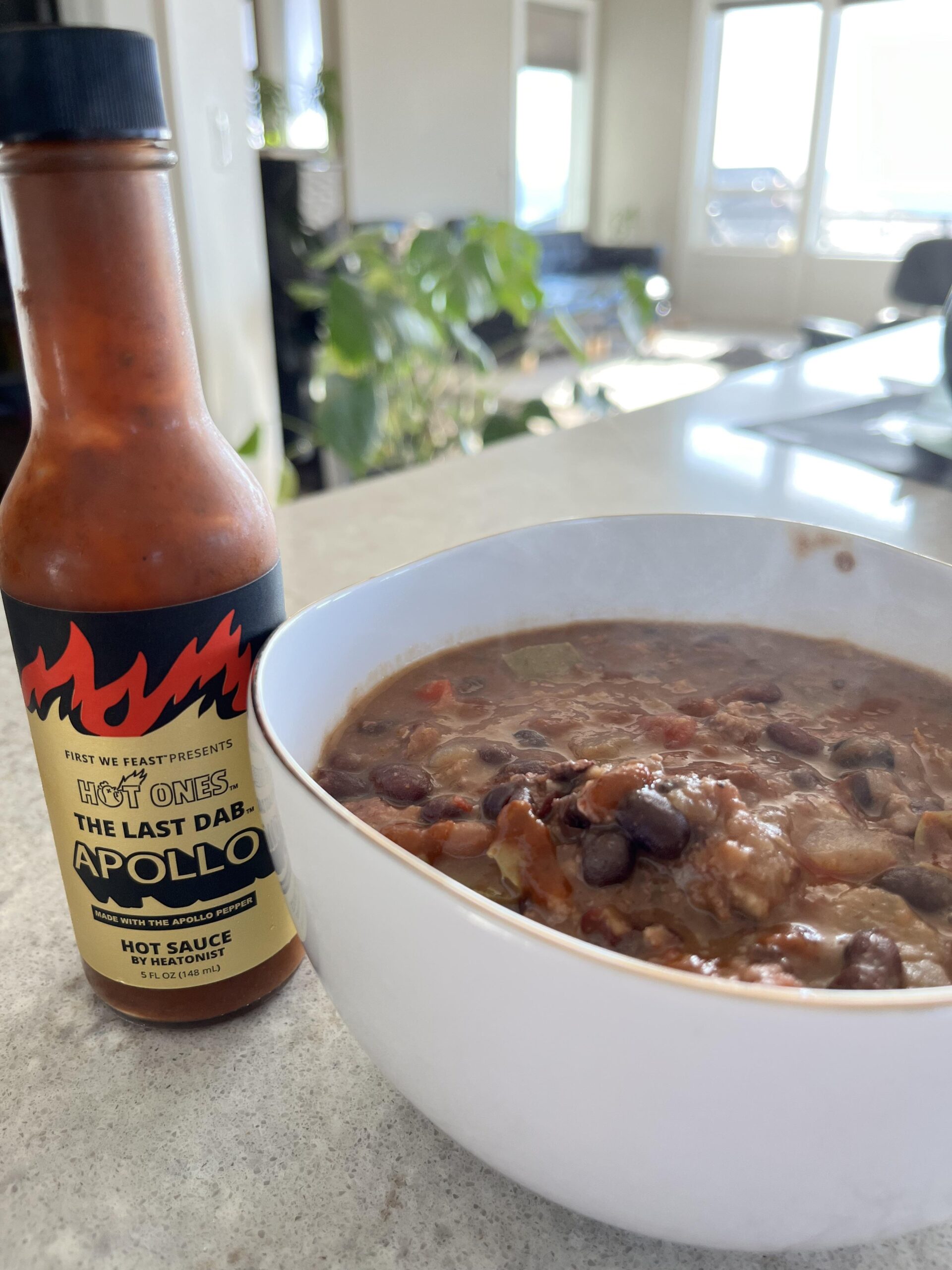 Homemade over the top Traeger chili with some Apollo last dab - Dining ...