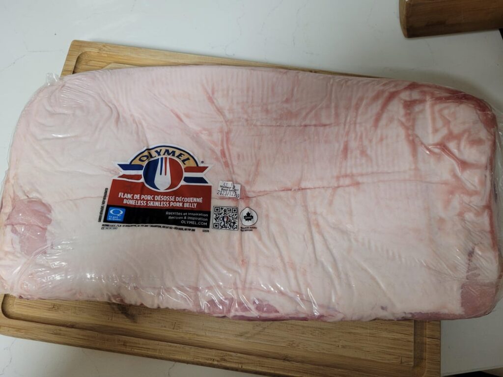 Made bacon for the first time. Totally worth the 7+ days it took ...