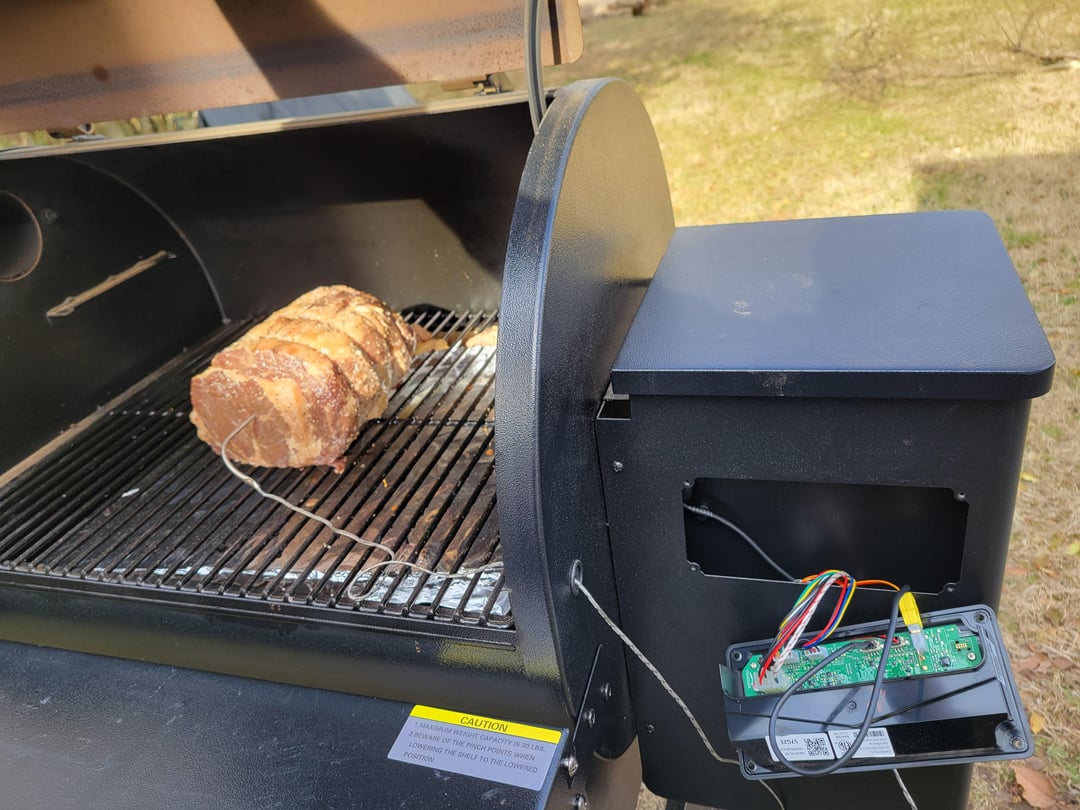 Had to bypass the auger alerts to get this standing rib roast up and ...