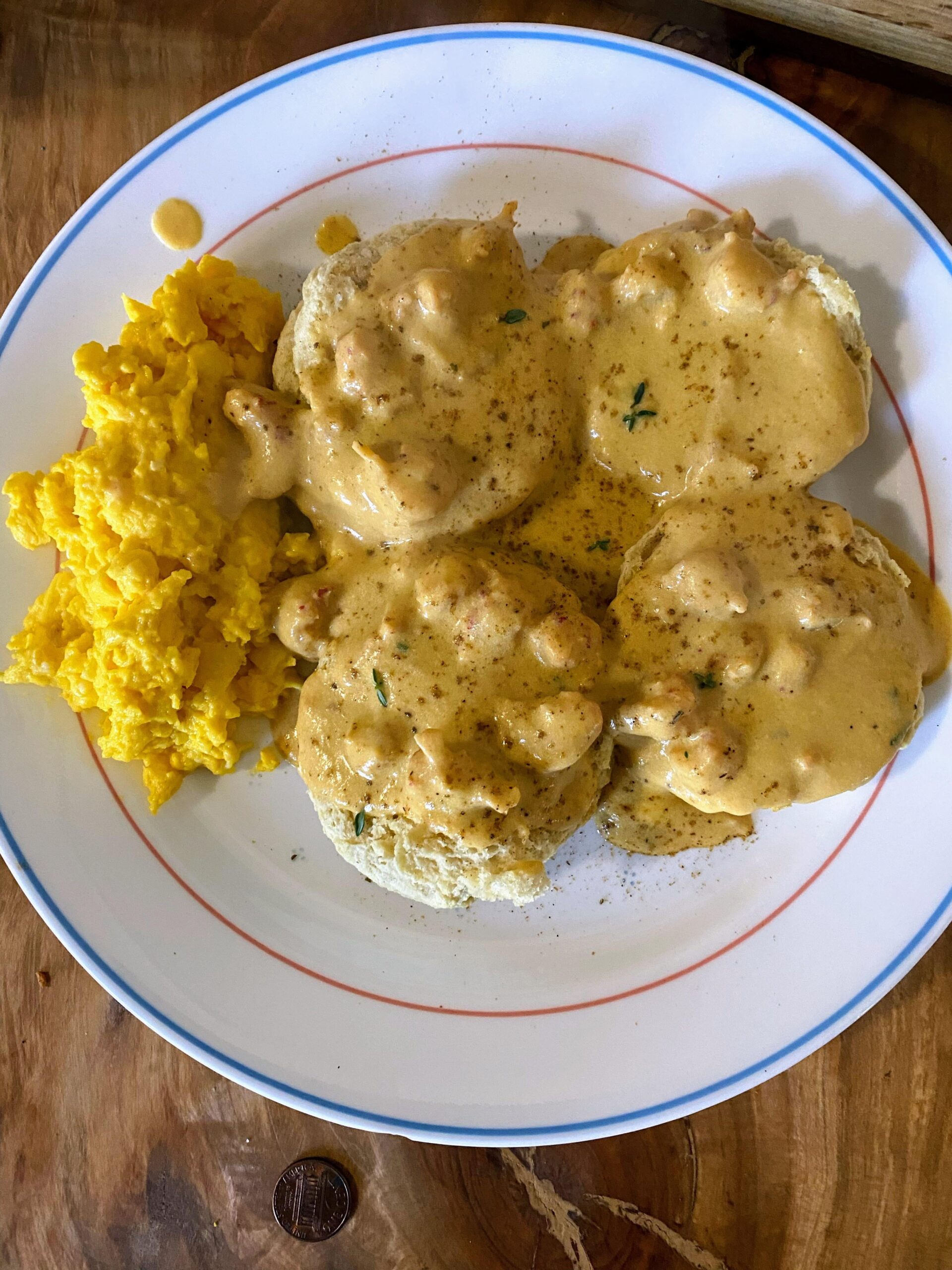 Biscuits & Crawfish Gravy - Dining and Cooking