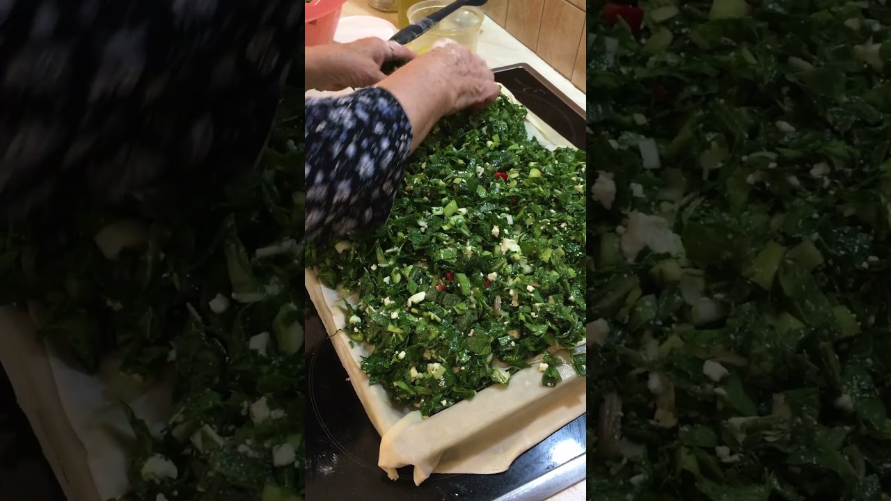 Greek grandma's homemade filo dough for spinach pie - Dining and Cooking