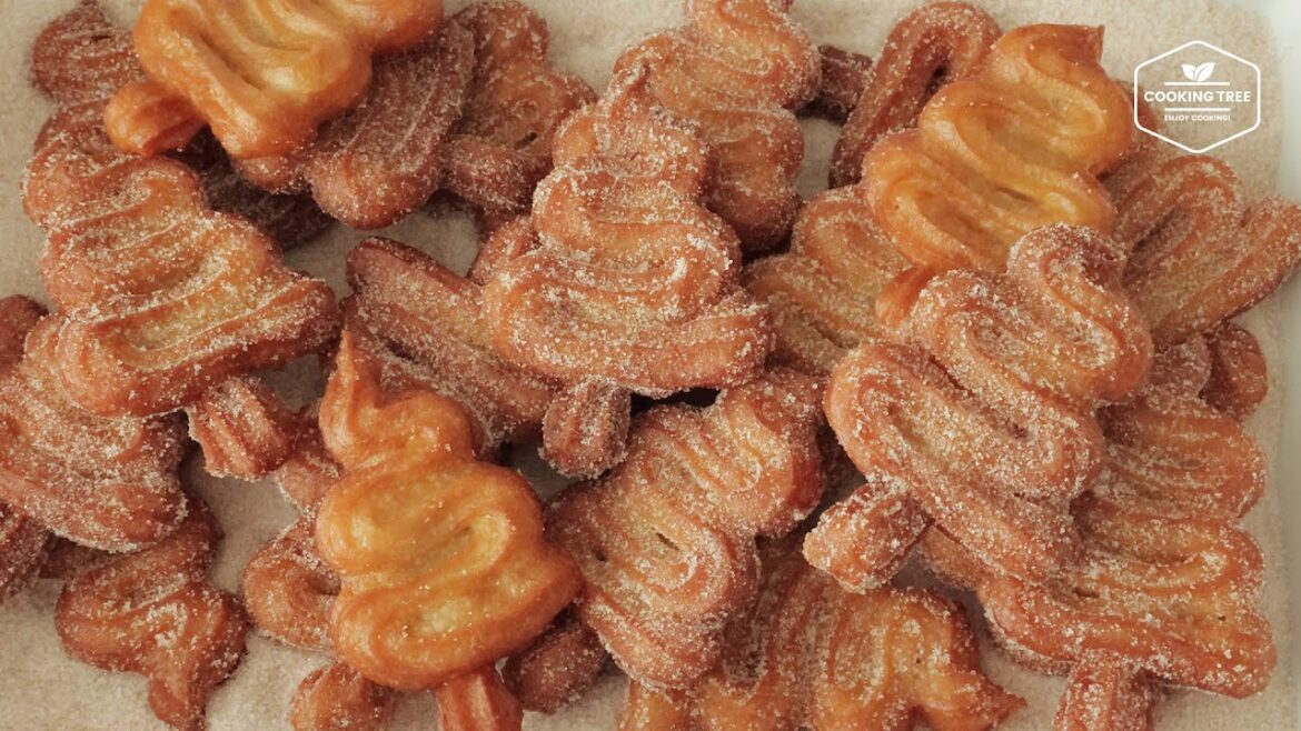 트리 츄러스 만들기 : Tree Churros Recipe | Cooking tree - Dining and Cooking