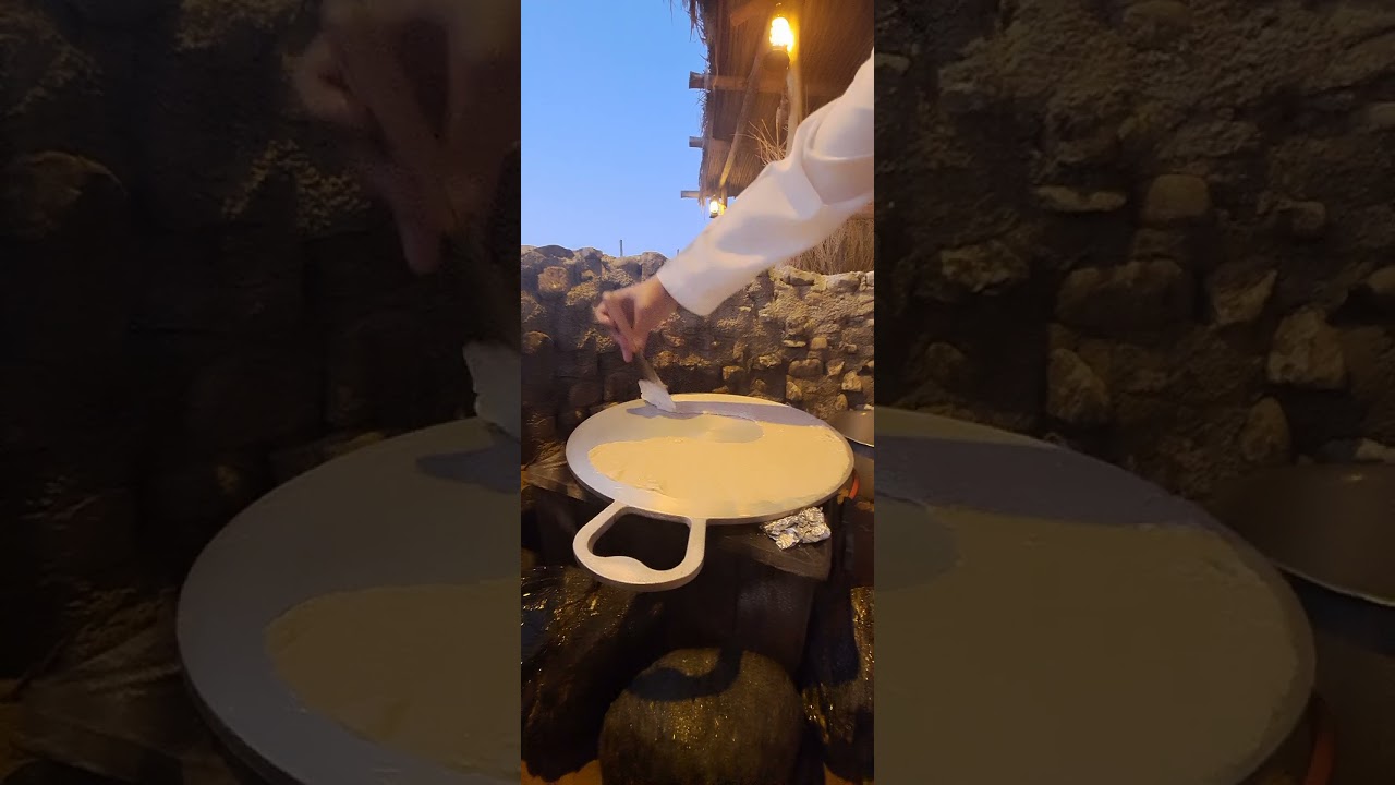 Khubz Regag /how to cook Ragag bread Traditional Arabic crepe video ...