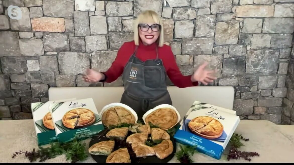 Chef Loi (2) 14-oz Spanakopita or Cheese Pies on QVC - Dining and Cooking