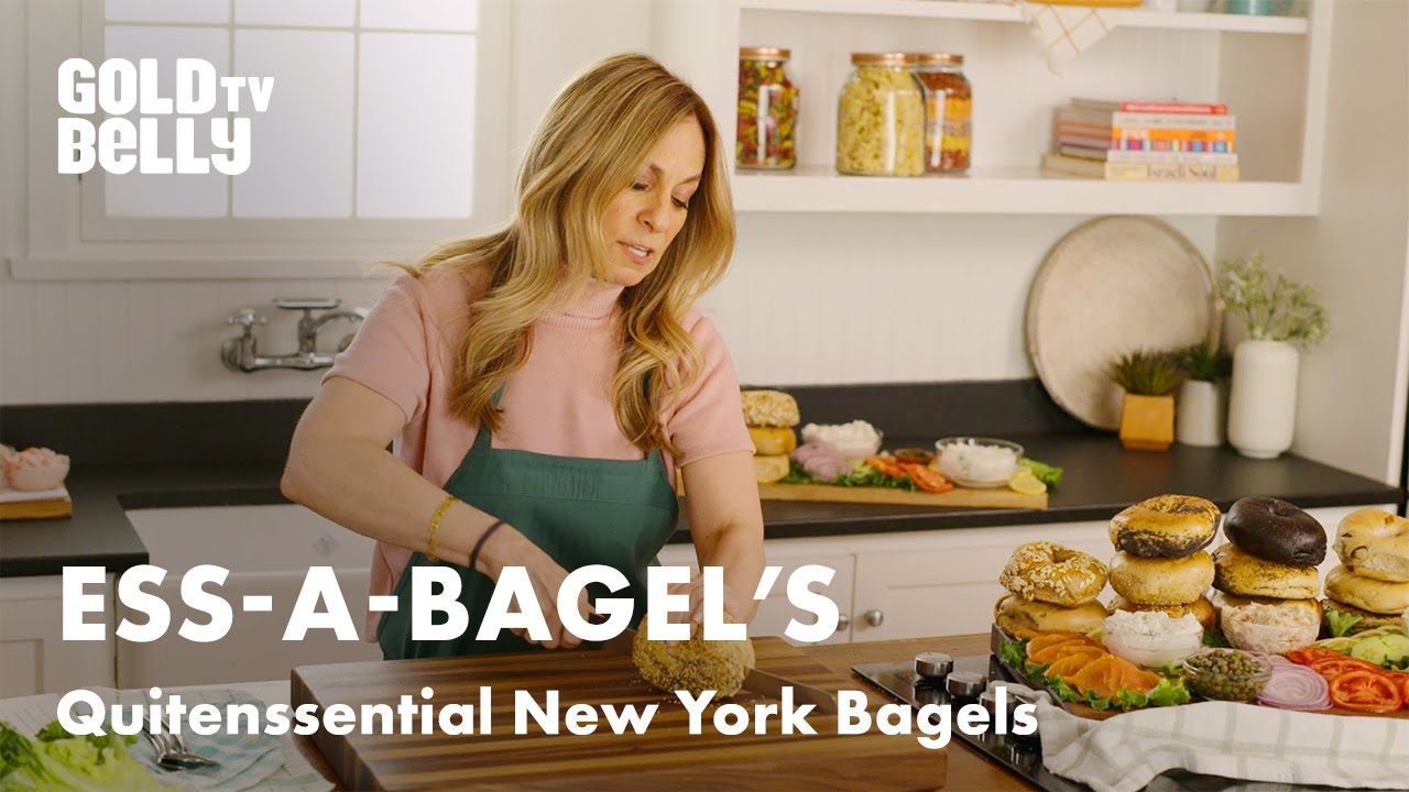 Ess-a-Bagel's Famous New York Bagel Brunch Kit: Watch How It's Made ...
