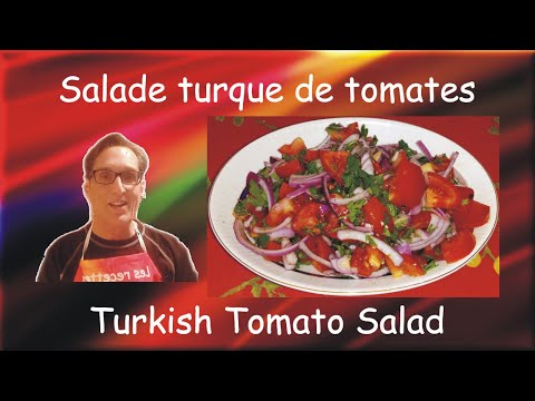 Authentic Traditional Turkish Tomato Salad / Authentique salade turque ...