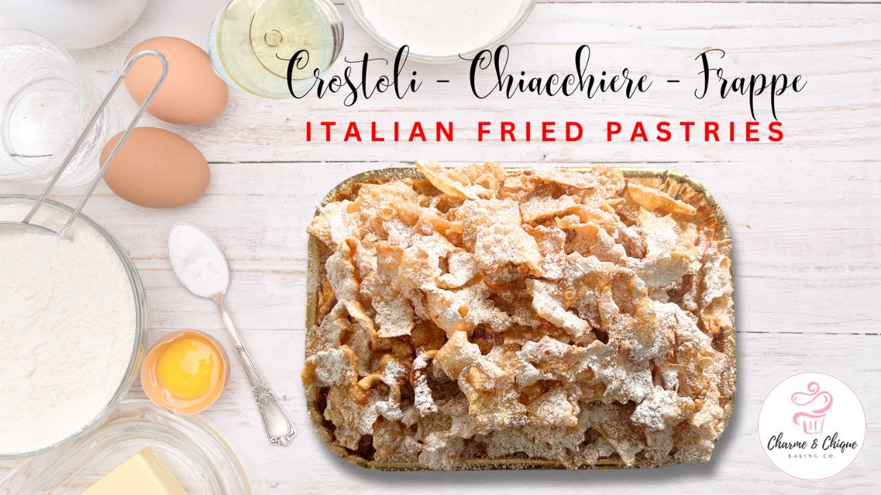 Traditional Crostoli Recipe- Light and Crispy Italian Pastry Cookies to ...