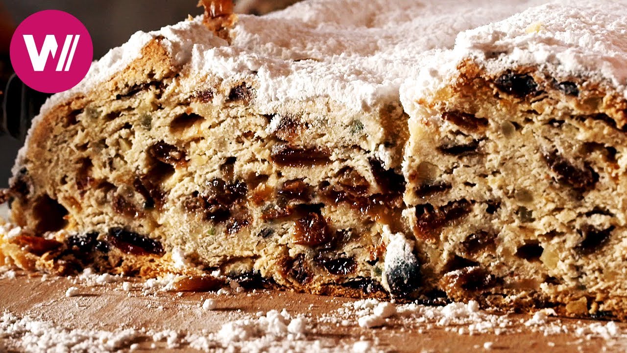 Dresden - Baking traditional and vegan Christmas stollen | At our ...