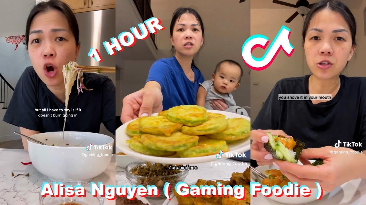 * 1 HOUR * Alisa Nguyen TikTok Videos 2023 | Best Gaming Foodie TikToks Video Ever - Dining and ...