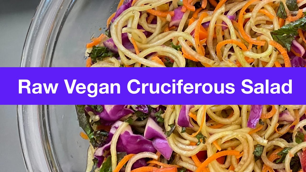 Cruciferous Salad Dr Brooke Goldner Protocol Raw Vegan Salad Recipes ...