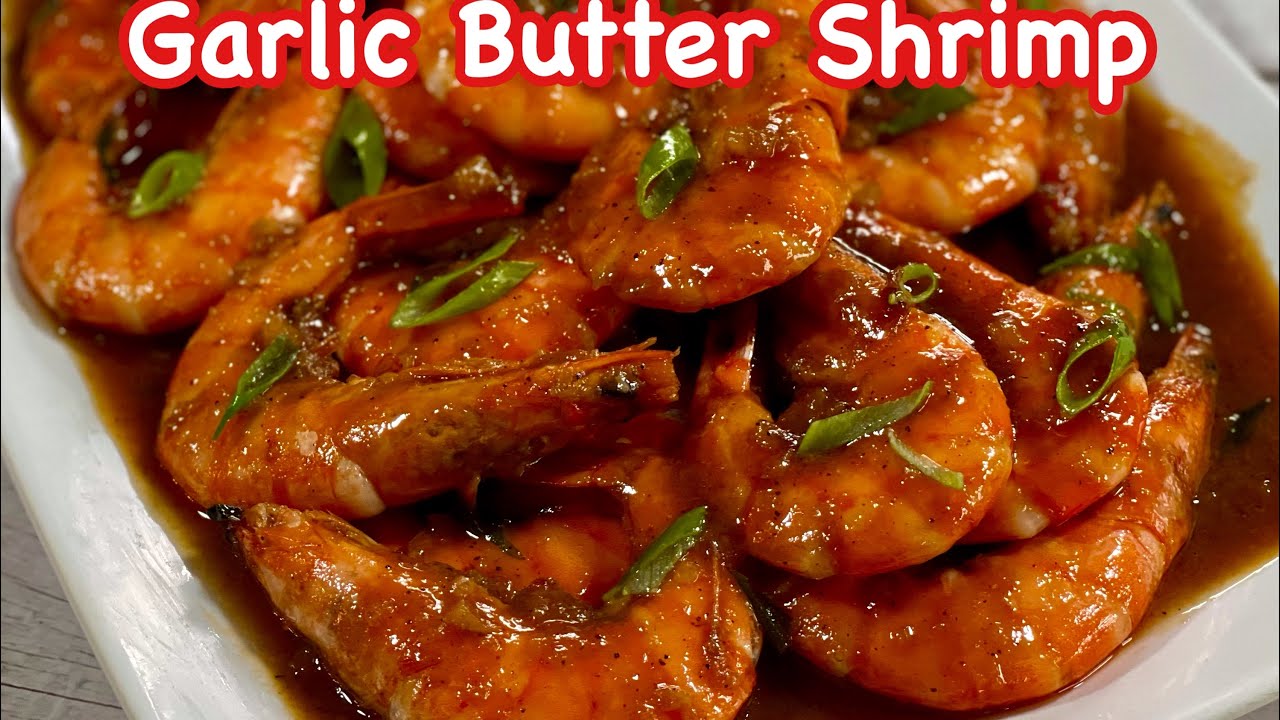 GARLIC BUTTER SHRIMP | Kakaibang luto ng GARLIC BUTTER SHRIMP DAMPA STYLE | Pinoy Simple Cooking ...