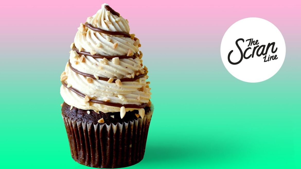 NUTELLA AND PEANUT BUTTER CUPCAKES (SUPER EASY RECIPE)- The Scran Line - Dining and Cooking